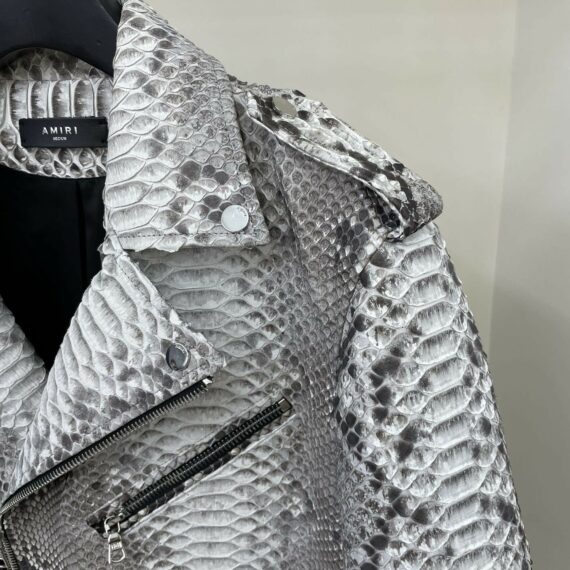 Amiri Real python leather jacket – KIRBY