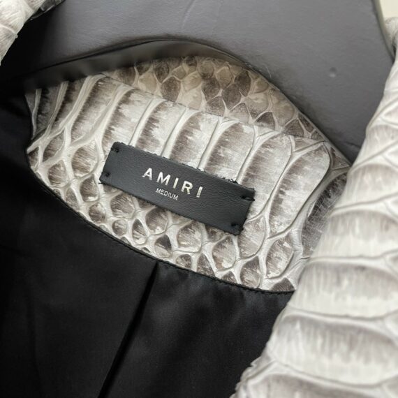 Amiri Real python leather jacket – KIRBY